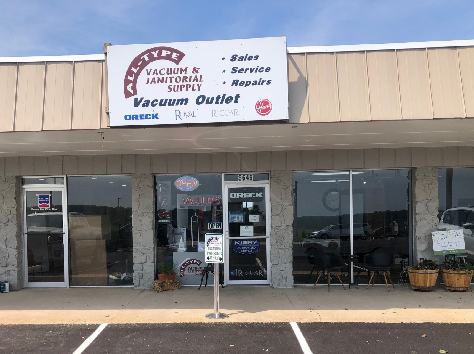 Osage Beach Location Closed December 13th | All Type Vacuum and ...